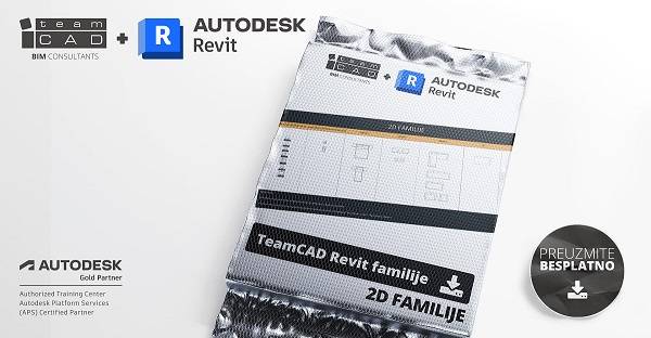 Preuzmite TeamCAD Revit 2D familije - GeoINOVA